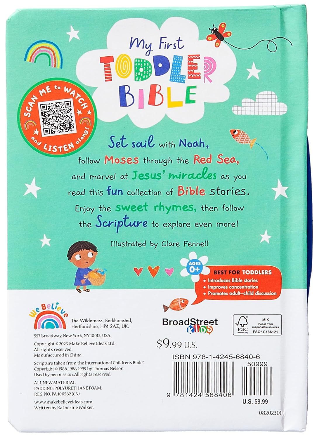 My First Toddler Bible – Affirm The Word Literary