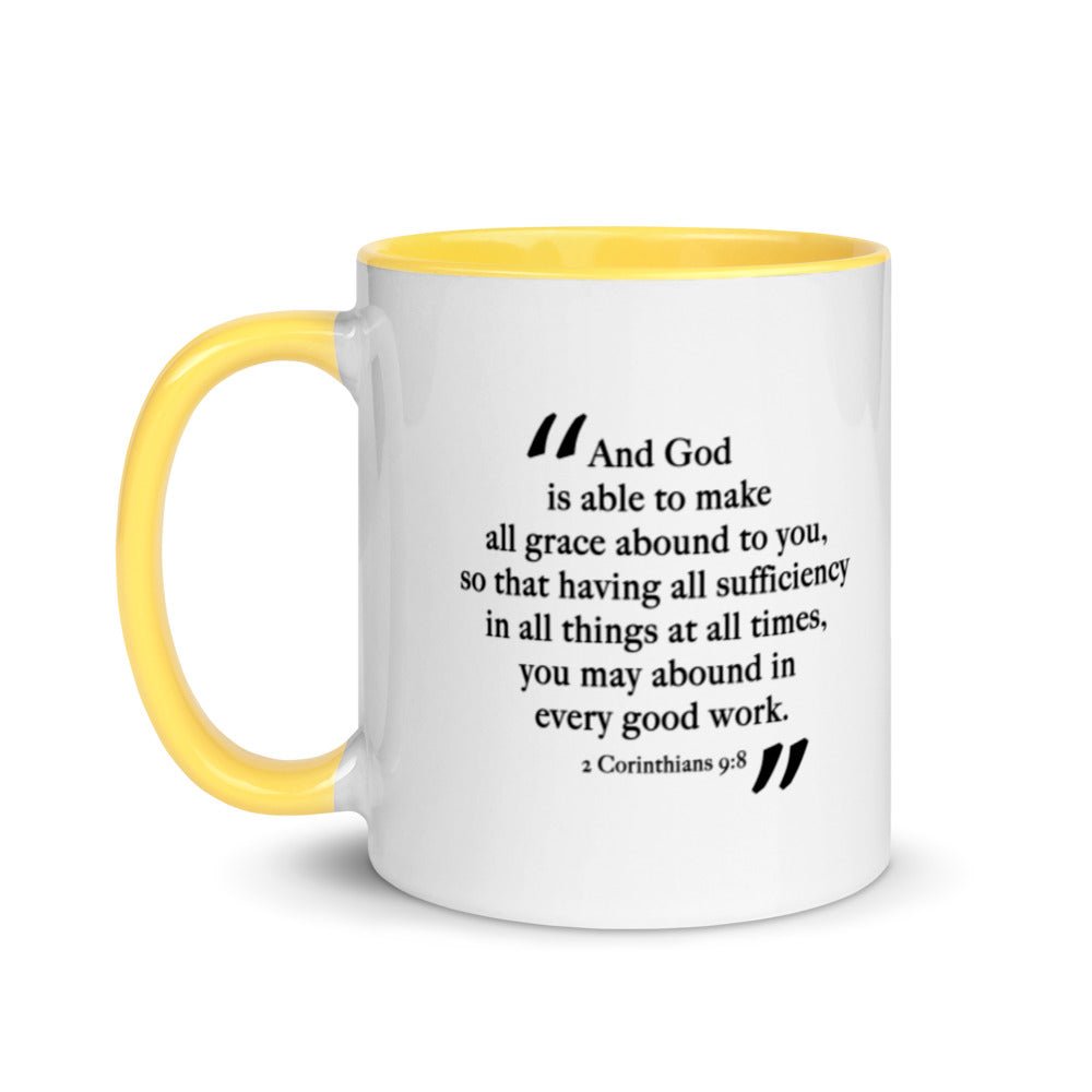 Grace| Multi Col Mug w/ Color Inside – Affirm The Word Literary